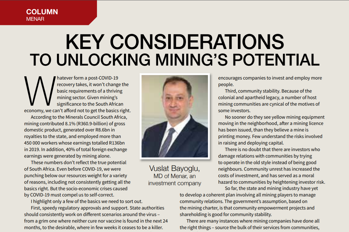 Business Media Mags | Key considerations to unlocking mining’s ...